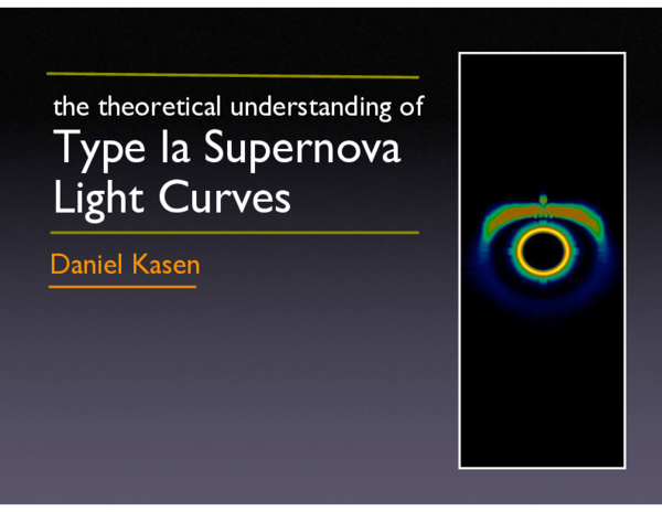 (PDF) the theoretical understanding of Type Ia Supernova Light Curves