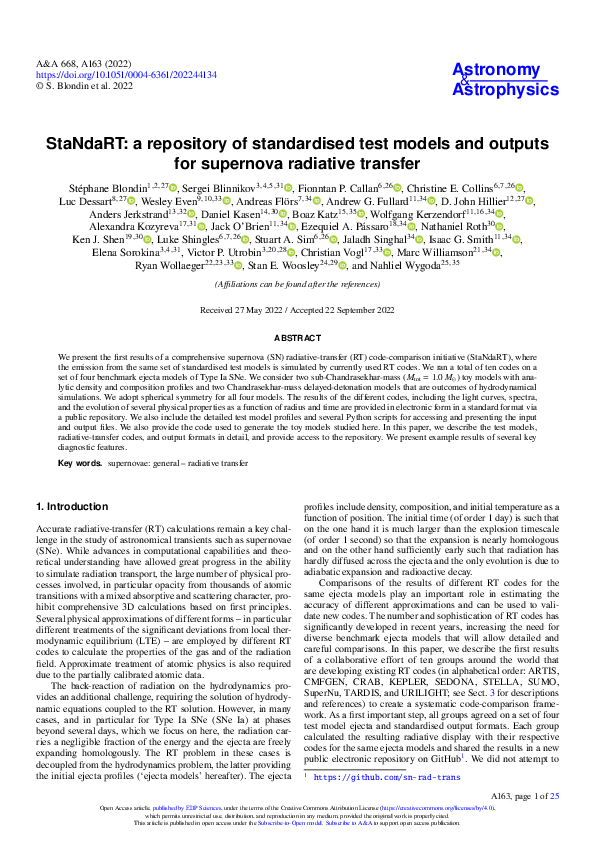 (PDF) StaNdaRT: a repository of standardised test models and outputs ...