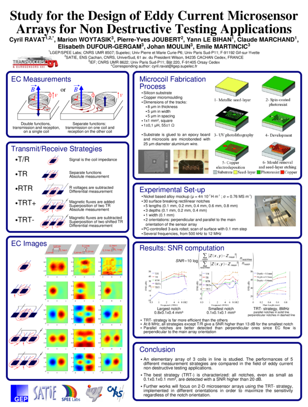 (PDF) Study for the Design of Eddy Current Microsensor Arrays for Non ...