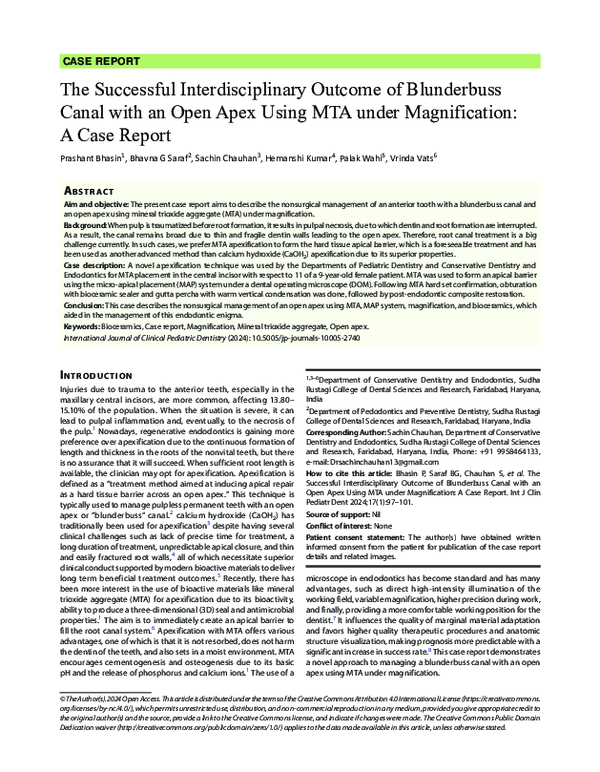 (PDF) The Successful Interdisciplinary Outcome of Blunderbuss Canal ...