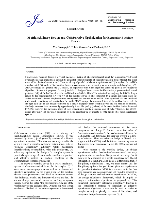 (PDF) Multidisciplinary Design and Collaborative Optimization for Bus Body