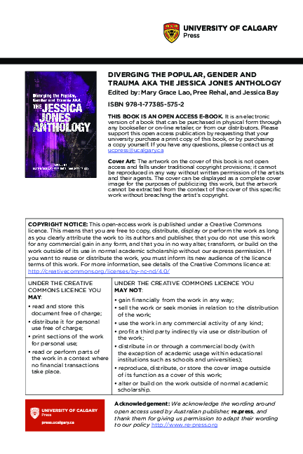 (PDF) Diverging the Popular, Gender and Trauma: AKA the Jessica Jones ...