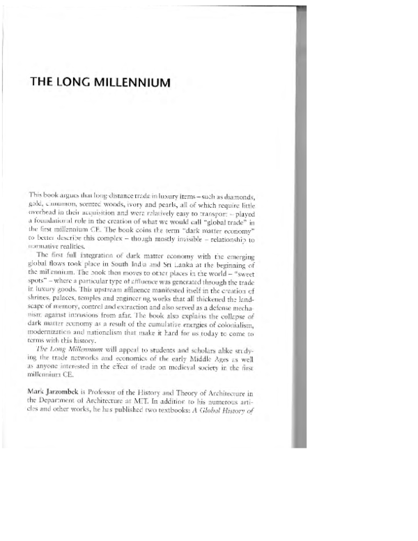 (PDF) Long Millennium: Introduction and Chapter One: The Case of Muse 1