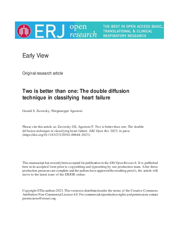 (PDF) Two is better than one: The double diffusion technique in ...