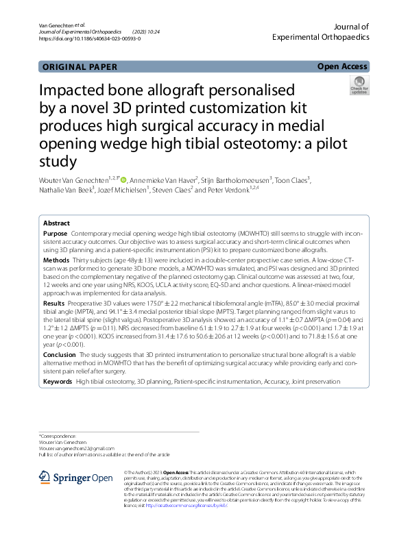 (PDF) Impacted bone allograft personalised by a novel 3D printed ...