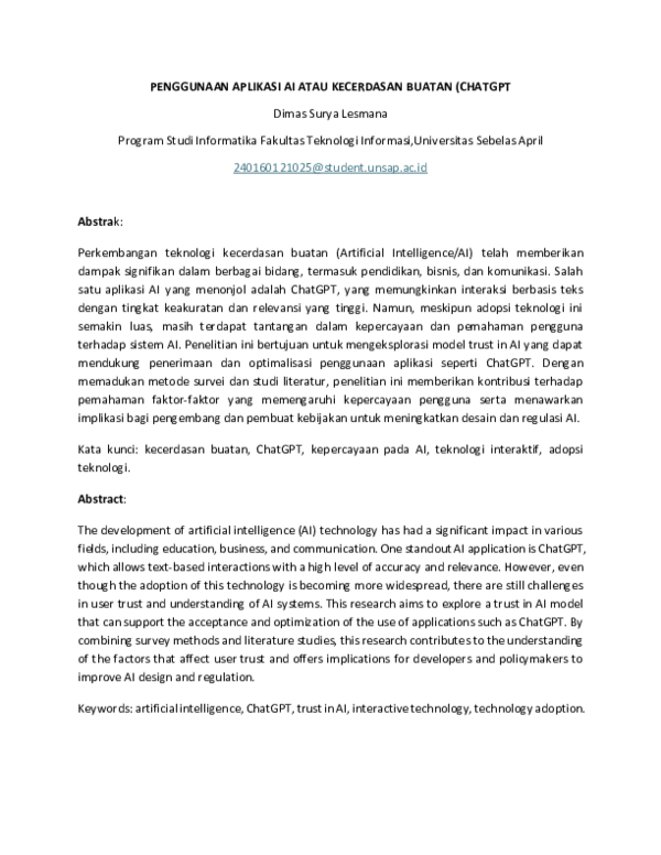 (PDF) PAPER TUGAS PTI-