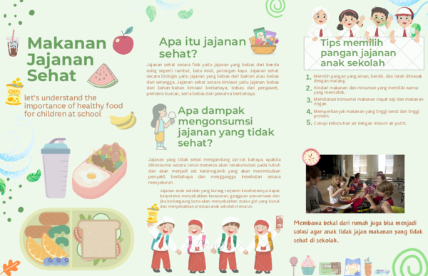 (PDF) Leaflet jajanan sehat pada anak sekolah