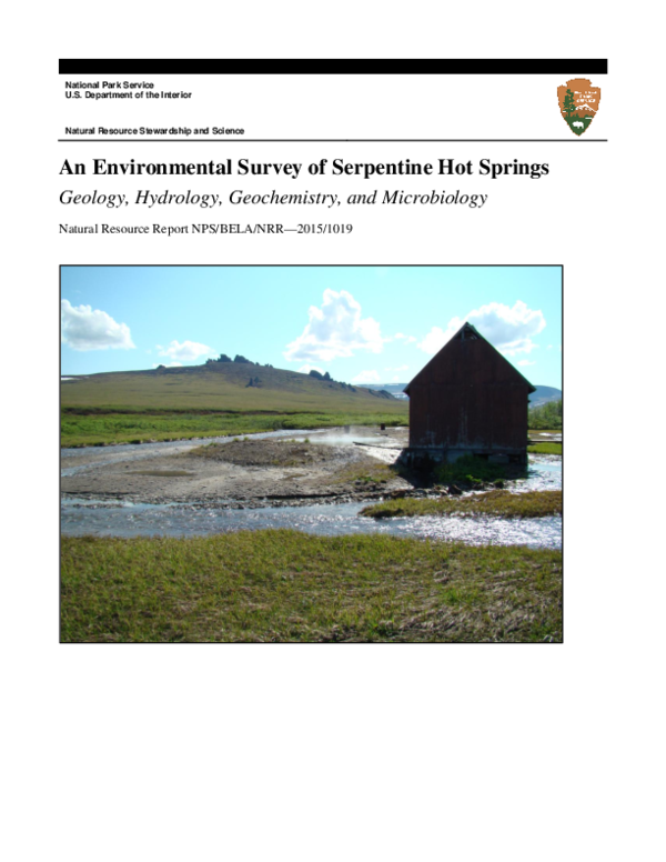 (PDF) An environmental survey of Serpentine Hot Springs: Geology ...