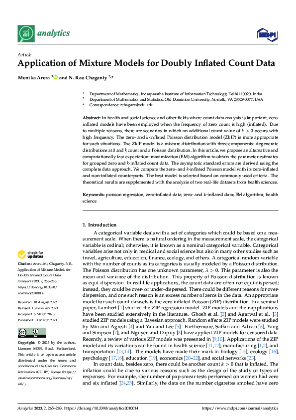 (PDF) ZkIP Model for Doubly Inflated Count Data