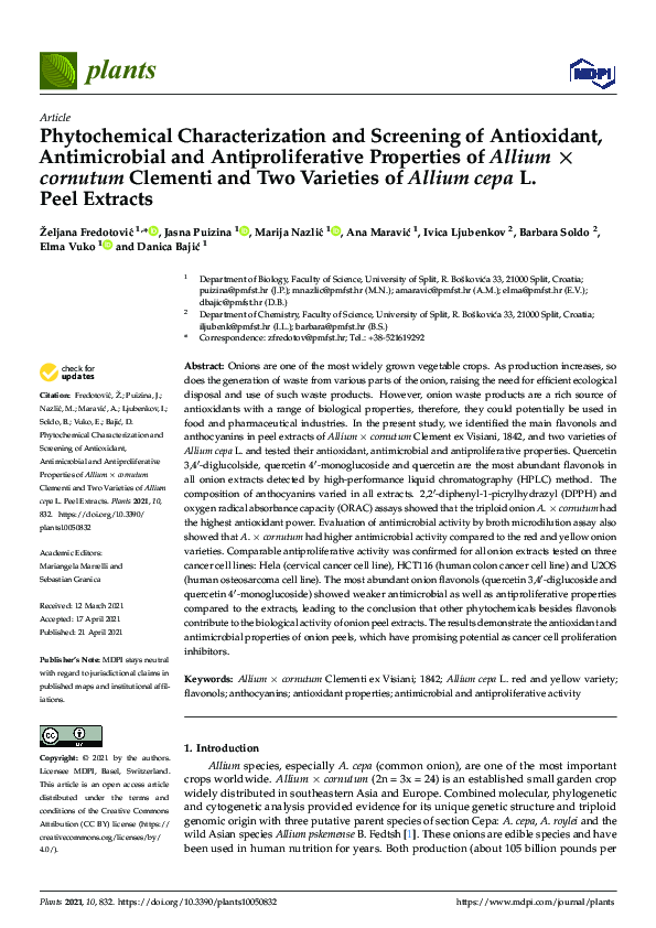 (PDF) Phytochemical Characterization and Screening of Antioxidant, Antimicrobial and ...