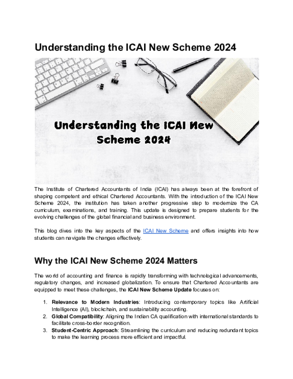(PDF) ICAI New Scheme