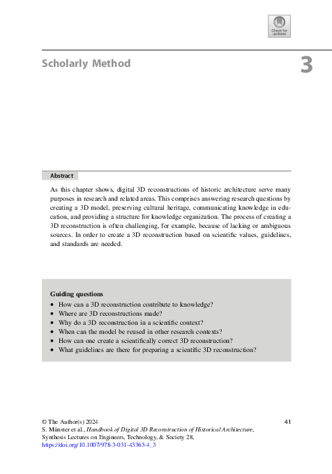 (PDF) Scholarly Method