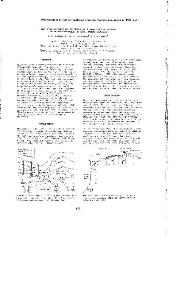 (PDF) The significance of Halimeda as a space-occupier and sediment ...