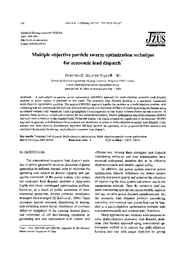 (PDF) A multiple objective particle swarm optimization approach for inventory classification