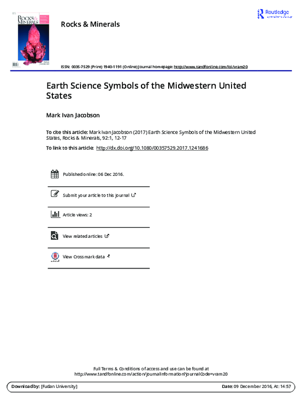 (PDF) Earth Science Symbols of the Midwestern United States