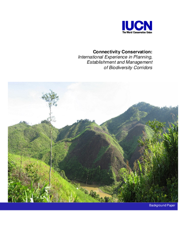 (PDF) Connectivity conservation : international experience in planning ...