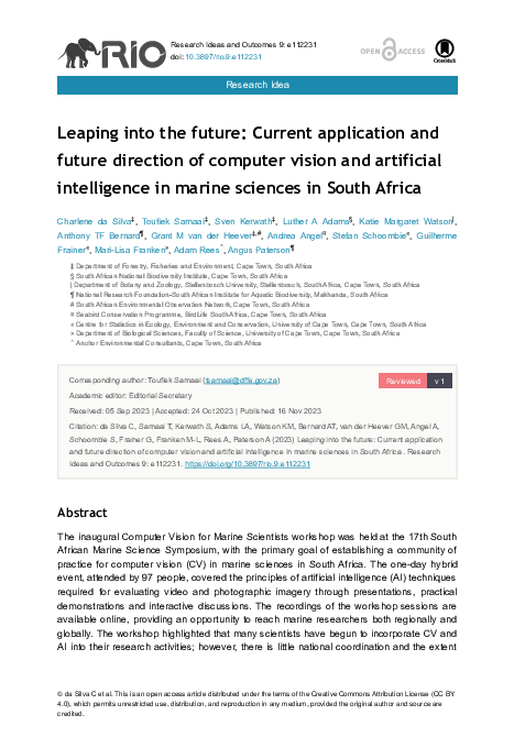 (PDF) Leaping into the future: Current application and future direction of computer vision and ...
