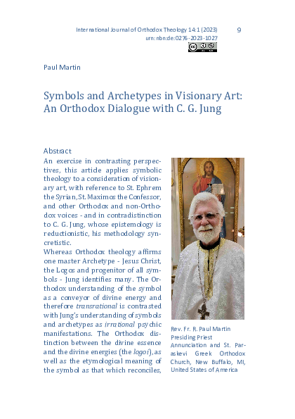 (PDF) Symbols and Archetypes in Visionary Art: An Orthodox Dialogue ...