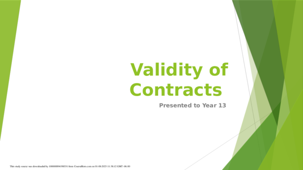 (PDF) Validity of Contracts.pptx By Raphael Ogechi