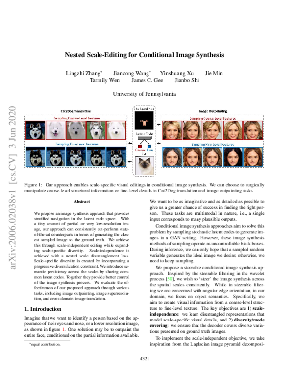 (PDF) Nested Scale Editing for Conditional Image Synthesis