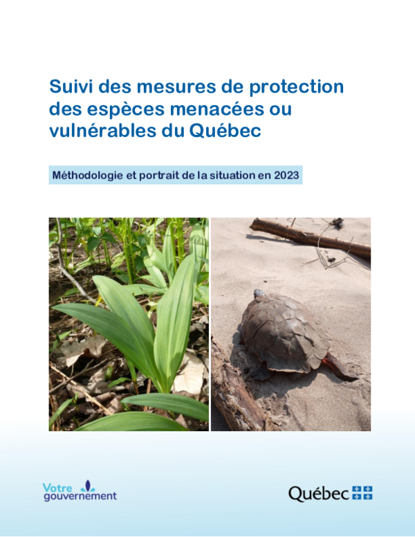(PDF) MELCCFP 2024 mesures protection especes menacees vulnerables