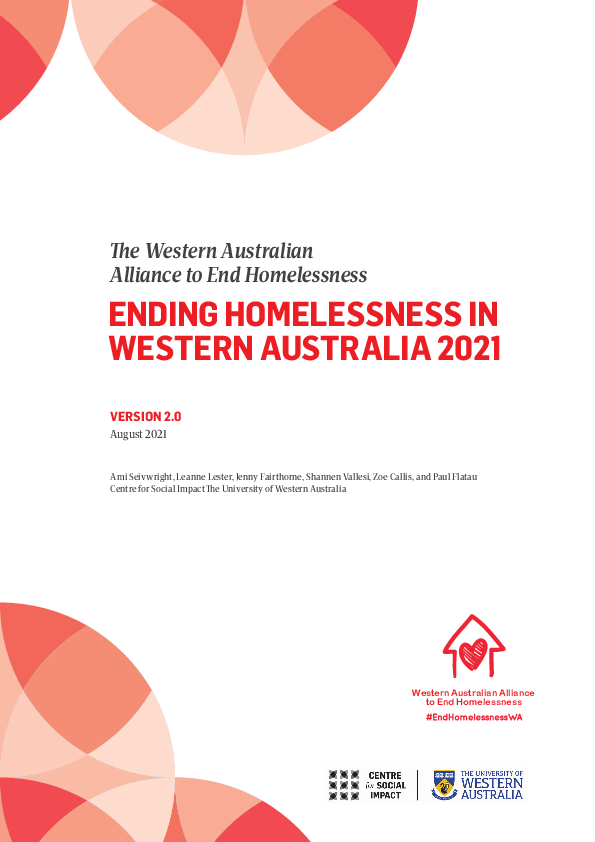(PDF) The Western Australian Alliance to End Homelessness: Ending ...