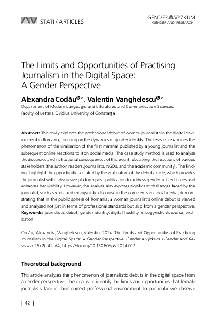 (PDF) The Limits and Opportunities of Practising Journalism in the ...