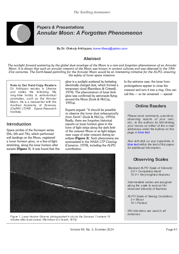 (PDF) Annular Moon: A Forgotten Phenomenon