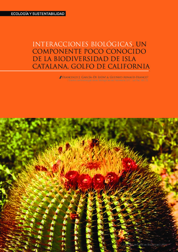(PDF) Interacciones biológicas, un componente poco conocido de la ...
