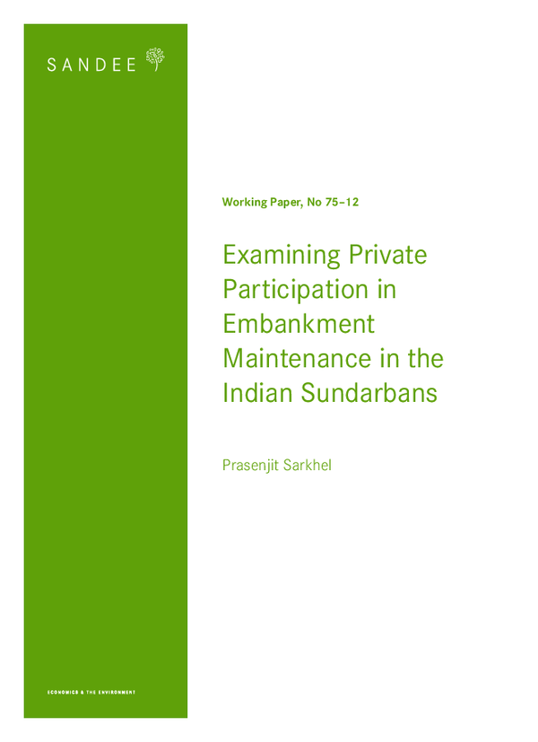 (PDF) Examining Private Participation in Embankment Maintenance in the ...