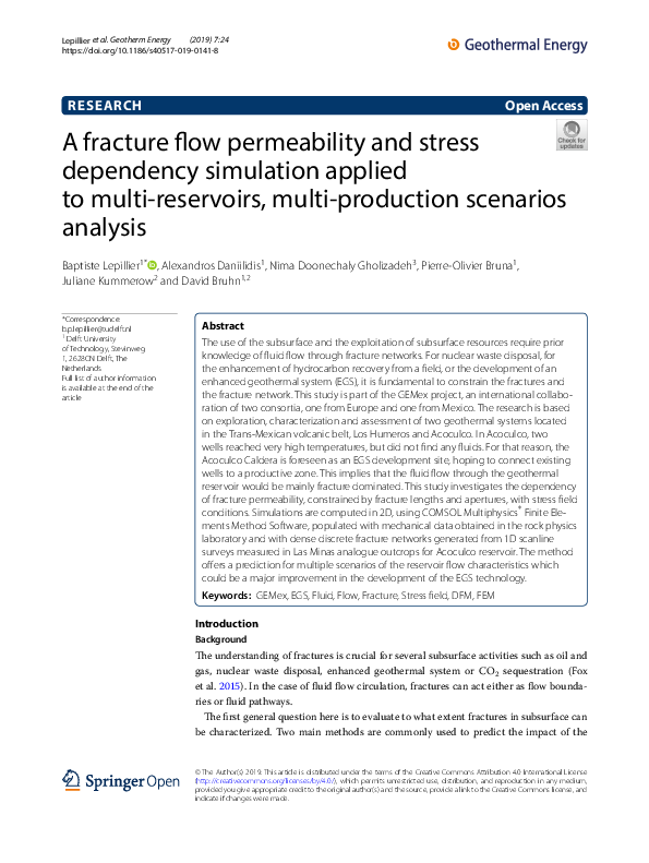 (PDF) A fracture flow permeability and stress dependency simulation applied to multi-reservoirs ...