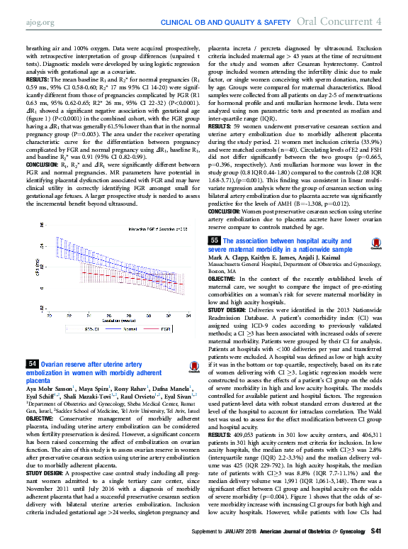 (PDF) 54: Ovarian reserve after uterine artery embolization in women ...