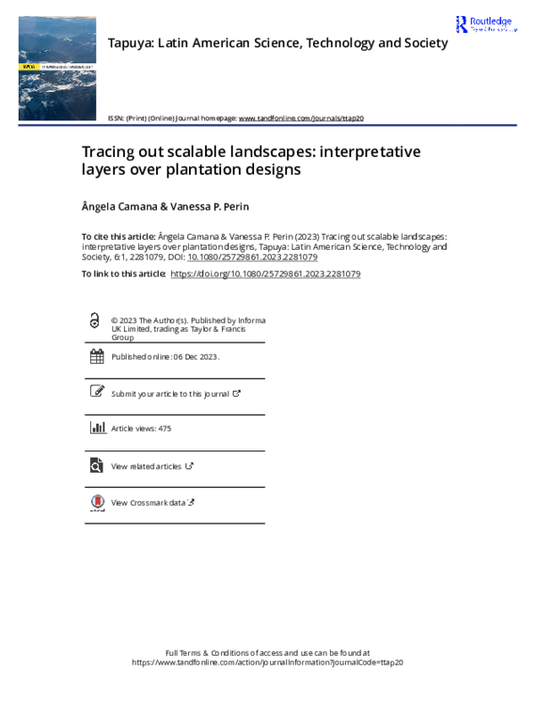 (PDF) Tracing out scalable landscapes interpretative layers over plantation designs-