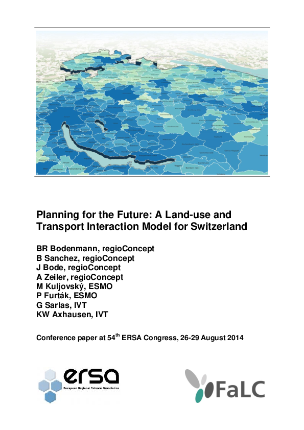 (PDF) Planning for the Future: A Land-use and Transport Interaction ...