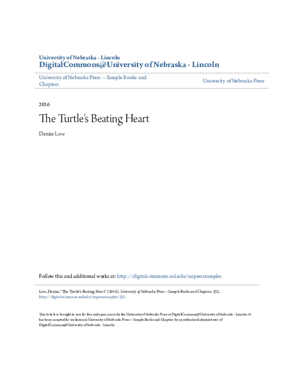 (PDF) The Turtle's Beating Heart