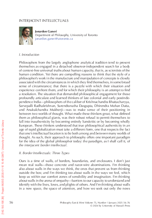 (PDF) Interjacent Intellectuals