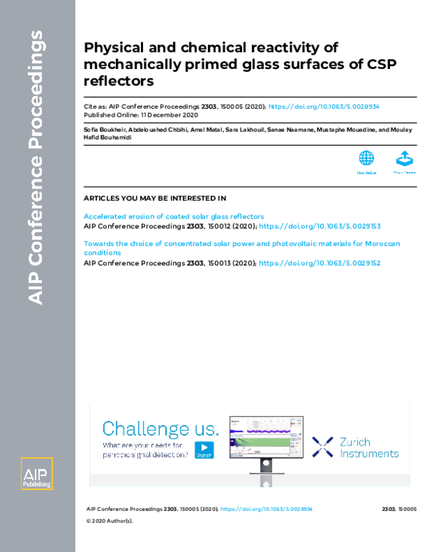 (PDF) Physical and chemical reactivity of mechanically primed glass ...