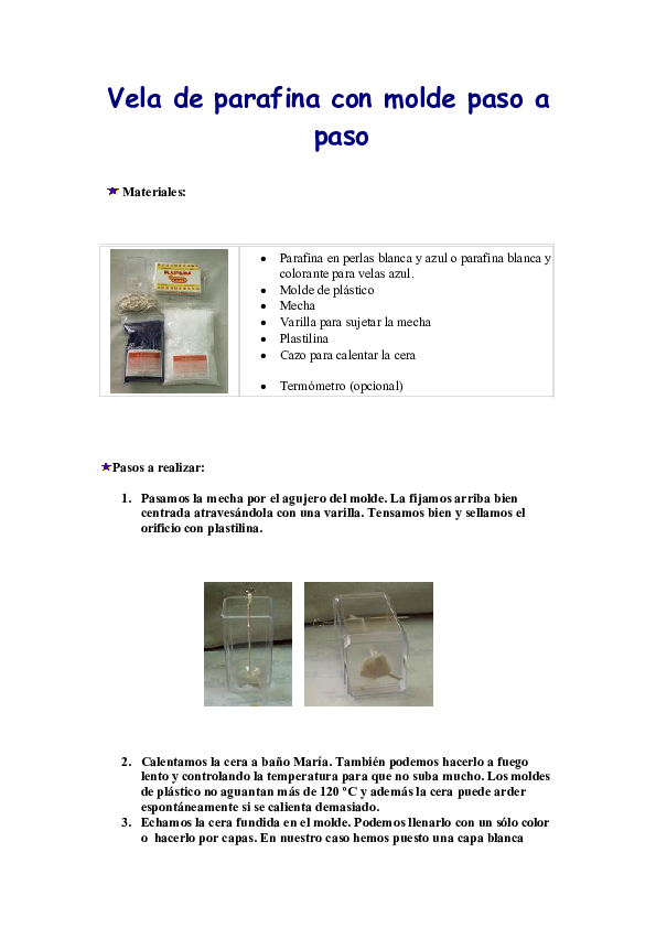 (PDF) Vela parafina paso a paso