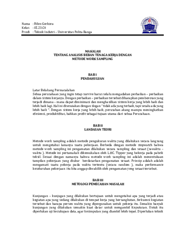 (PDF) TUGAS UAS ERGONOMI TEKNIK