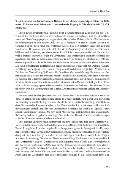 (PDF) Aktuelle Berichte