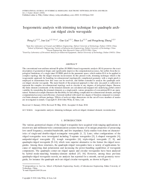 (PDF) Trimming Technique in Isogeometric Analysis