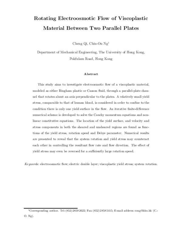 (PDF) Rotating electroosmotic flow of viscoplastic material between two ...
