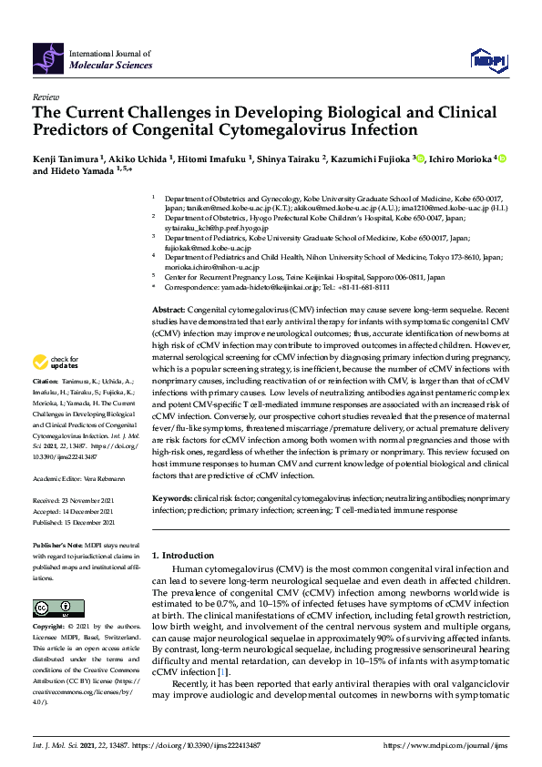 (PDF) The Current Challenges in Developing Biological and Clinical ...