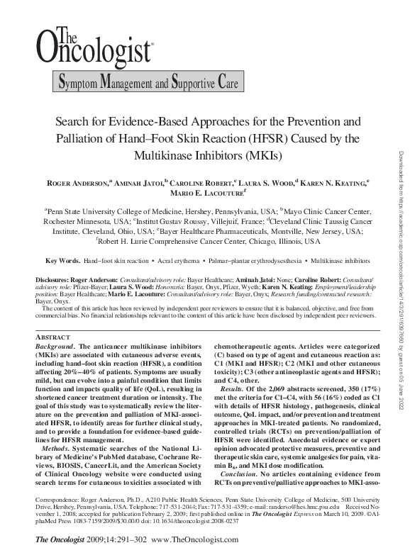 (PDF) Search for Evidence-Based Approaches for the Prevention and ...