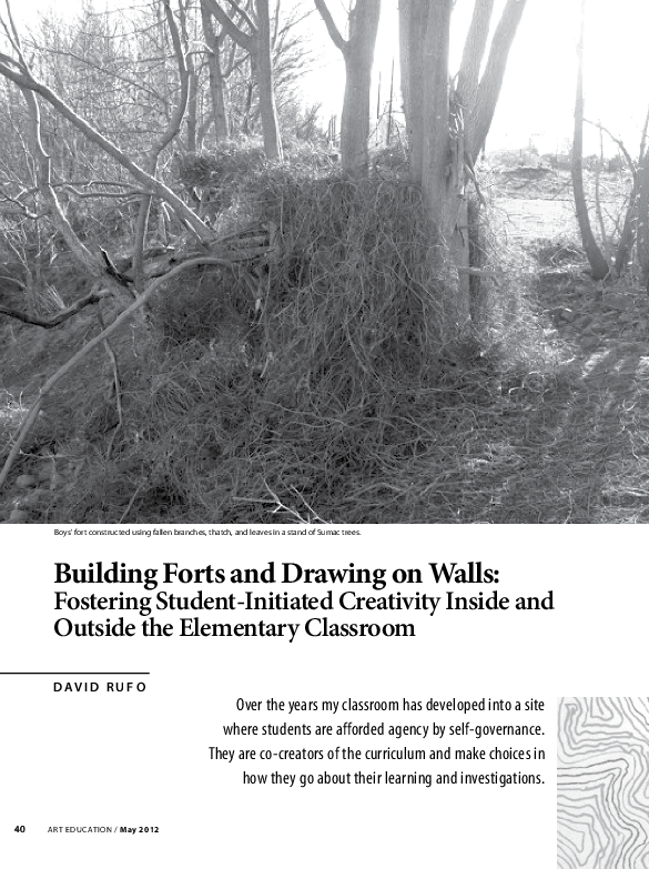 (PDF) Building Forts and Drawing on Walls: Fostering Student-Initiated ...