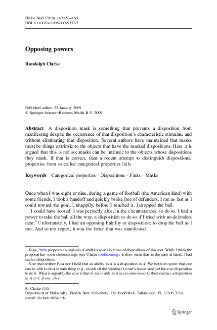 (PDF) Opposing powers