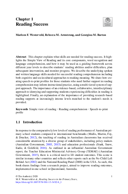 (PDF) Reading Success