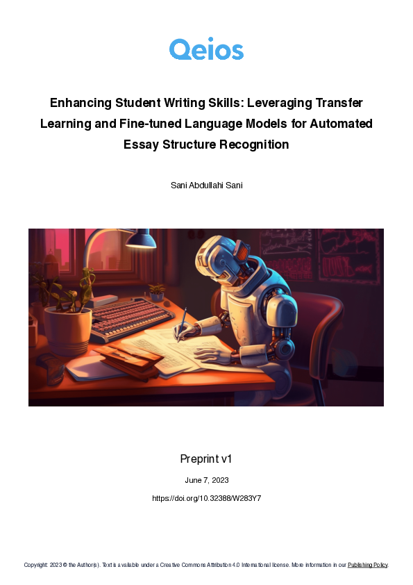 (PDF) Enhancing Student Writing Skills: Leveraging Transfer Learning and Fine-tuned Language ...