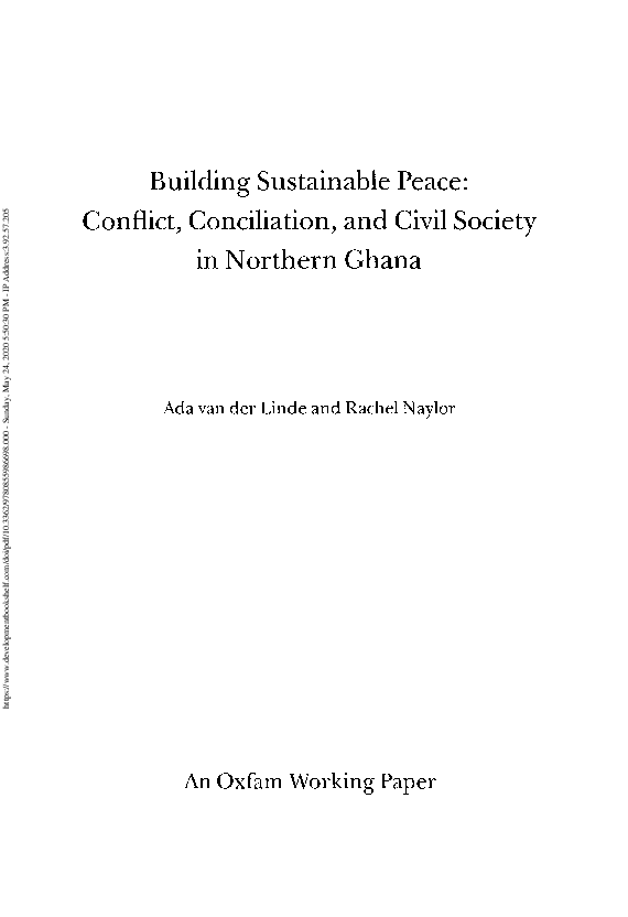 (PDF) Prelims - Building Sustainable Peace