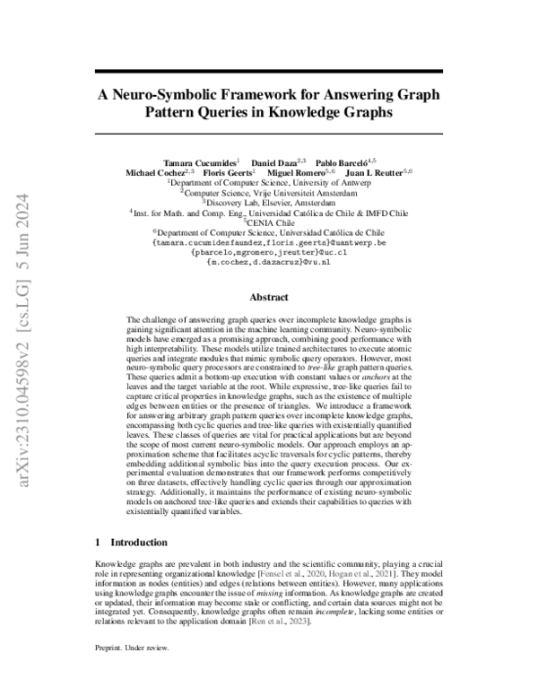 Pdf A Neuro Symbolic Framework For Answering Conjunctive Queries